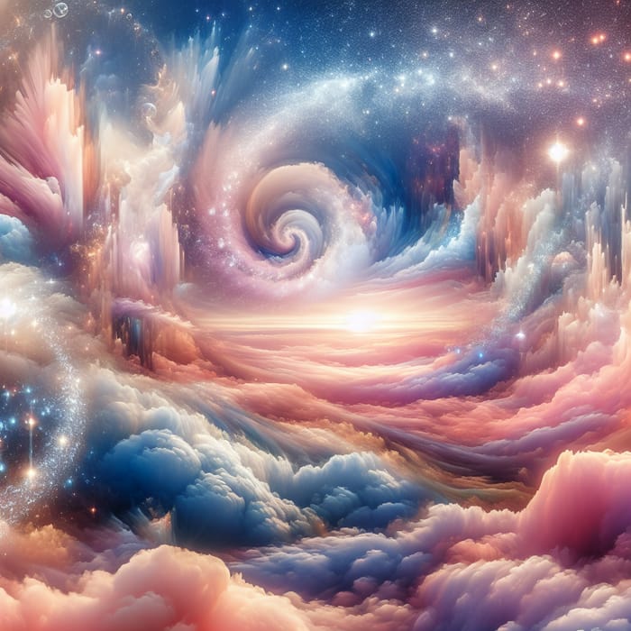 Eternal Now: Harmonious Coexistence in Heavenly Atmosphere | AI Art ...