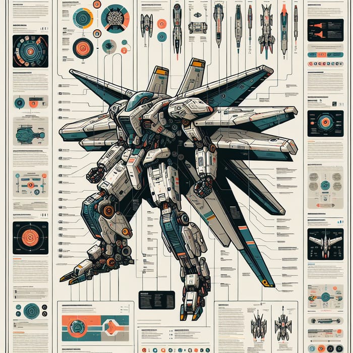 Detailed Macross VF-1A Infographic: Transformable Mecha Breakdown | AI ...