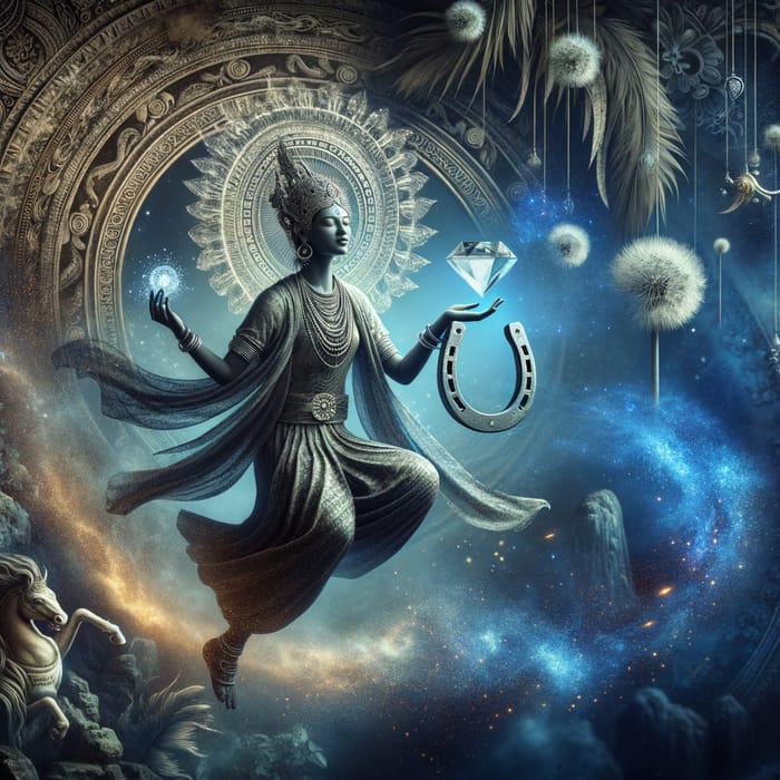 Fortuna: The Goddess of Luck and Fortune in Human Form | AI Art ...