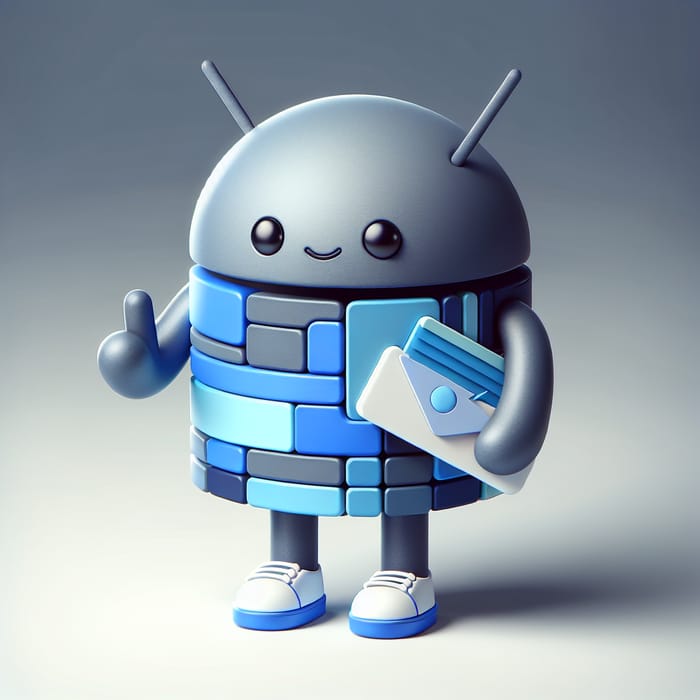 Friendly Blue & Grey Mascot: Expert Guide & Assistant | AI Art ...