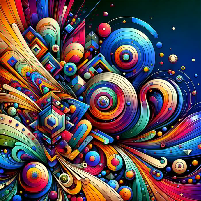 Vibrant Abstract 4K Laptop Wallpaper | AI Art Generator | Easy-Peasy.AI