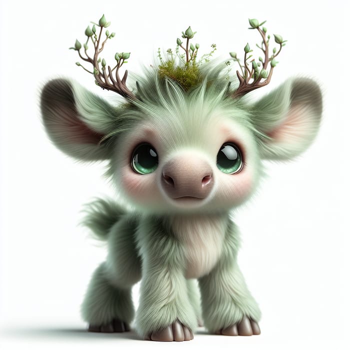 Adorable Baby Moose Pokémon with Flower Buds | AI Art Generator | Easy ...