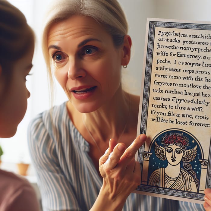 Psyche's Three Tasks: Love, Sacrifice, and Eternal Bond | AI Art ...