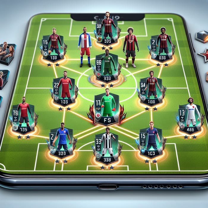 Synchronized Line-Up in Mobile Soccer Game | Master Strategy | AI Art ...