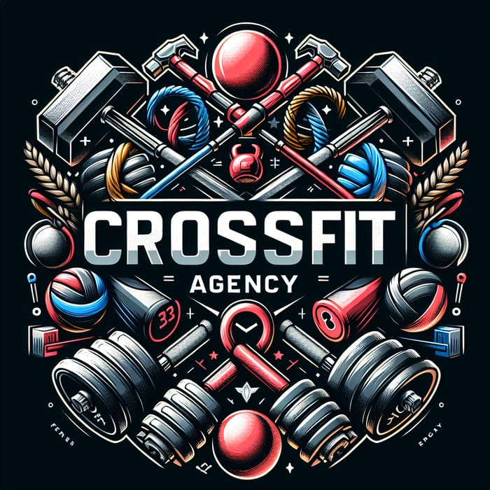 Dynamic CrossFit Logo Design | Strength & Community | AI Art Generator ...