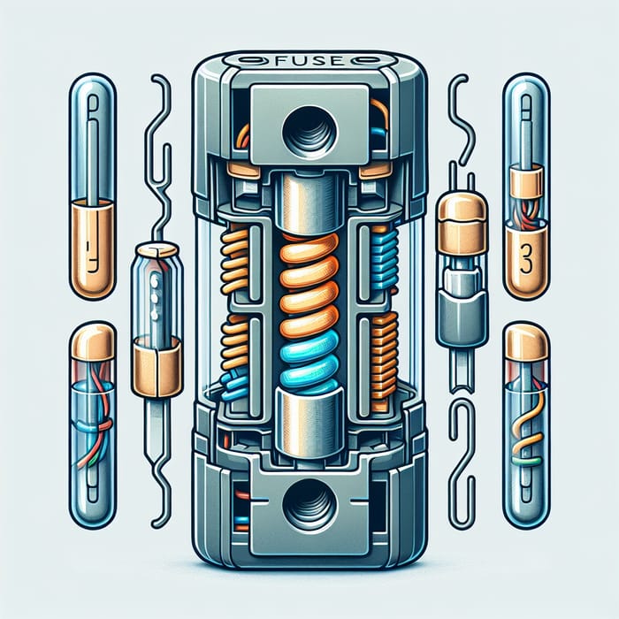 Exploring Internal Parts of an Electrical Fuse | AI Art Generator ...