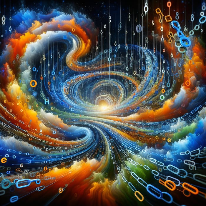 Abstract SEO Strategies and Dynamic Art Integration | AI Art Generator ...