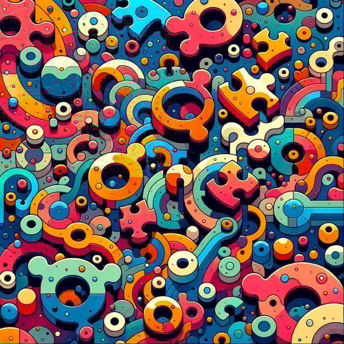 Cmkt: Vibrant Chaos of Randomness | AI Art Generator | Easy-Peasy.AI