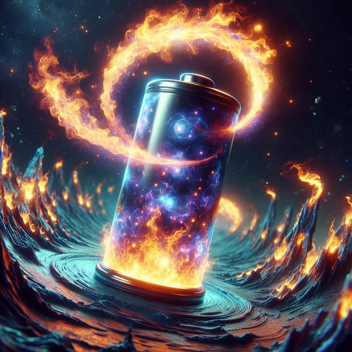 Infinite Battery with Endless Fire Power | AI Art Generator | Easy-Peasy.AI