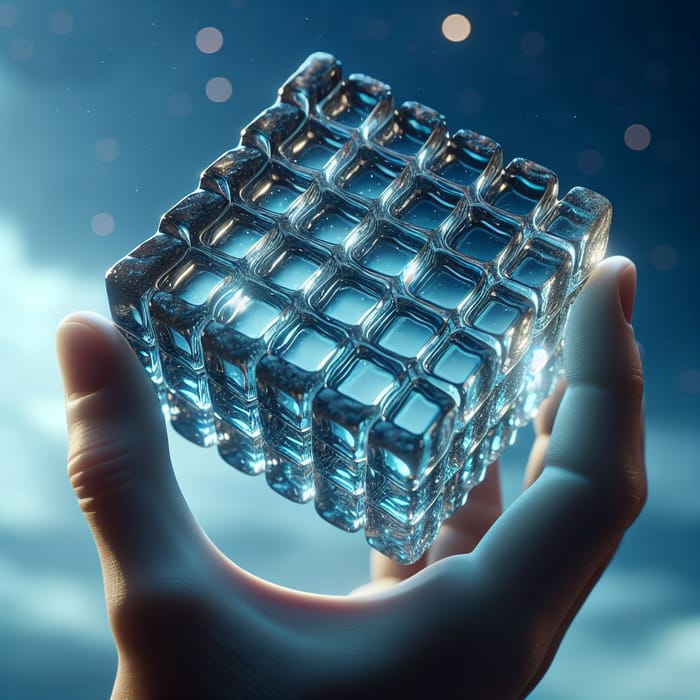 Glass Brick: A Modern Glass Building Element | AI Art Generator | Easy ...