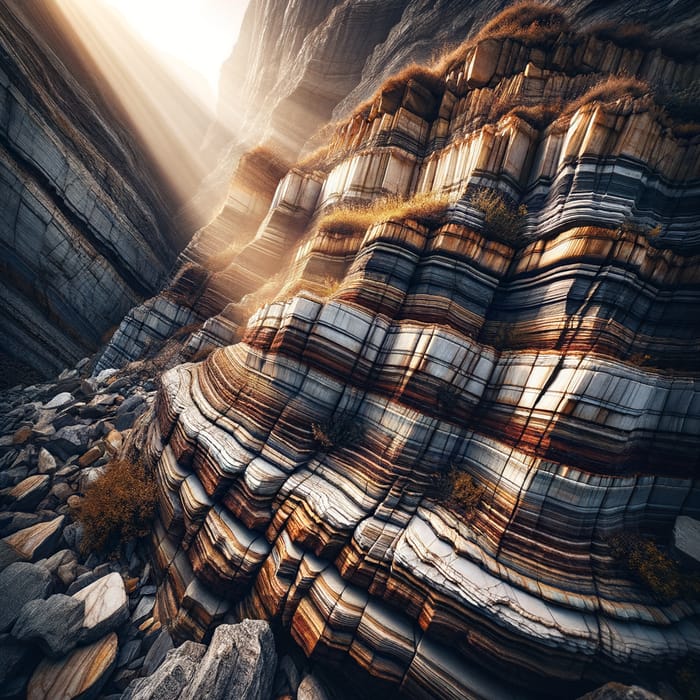 Captivating Geological Cleavage: Earth's Layers and Rock Formation | AI ...