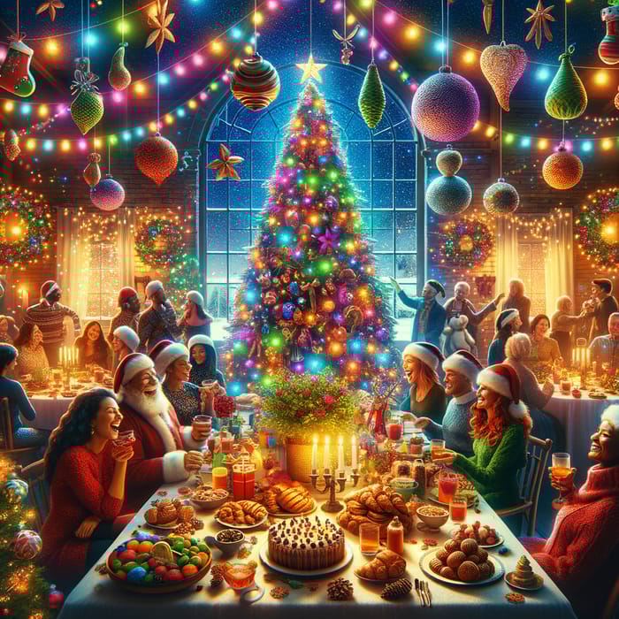 Celebrate the Festive Season with Multicultural Gatherings | AI Art ...