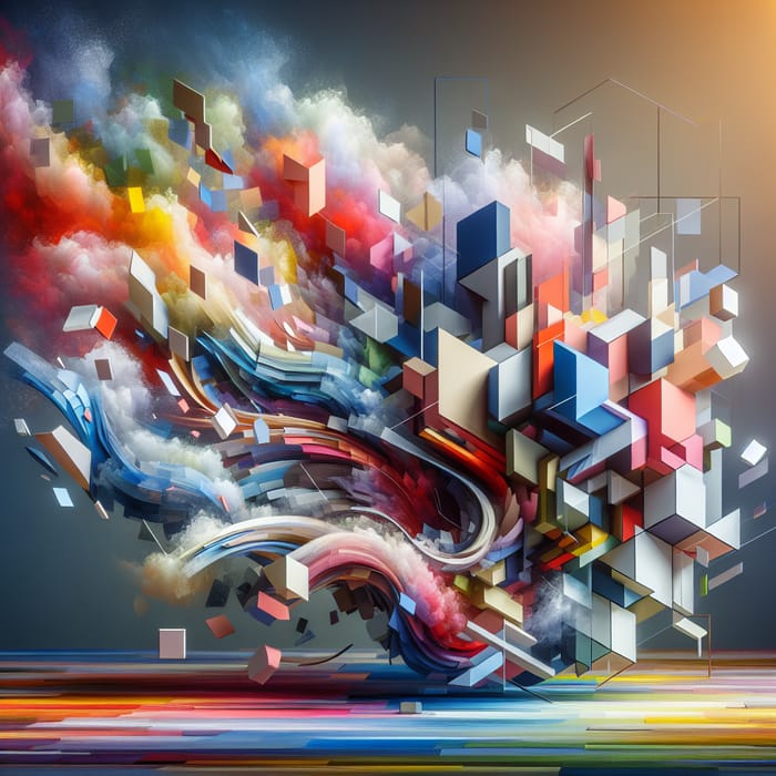 Individual Project in Abstract Modern Art | AI Art Generator | Easy ...