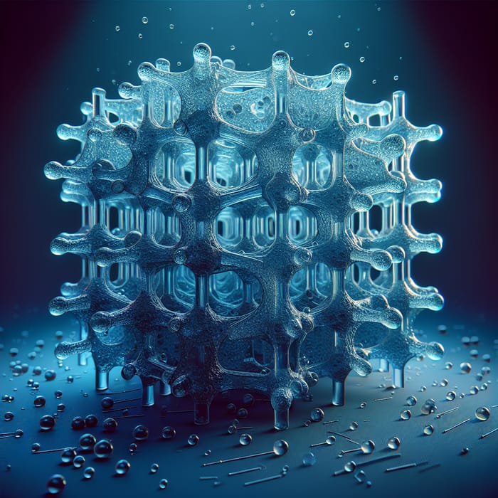 Scaffold Hydrogel: Advanced Material for Cell Cultivation | AI Art ...