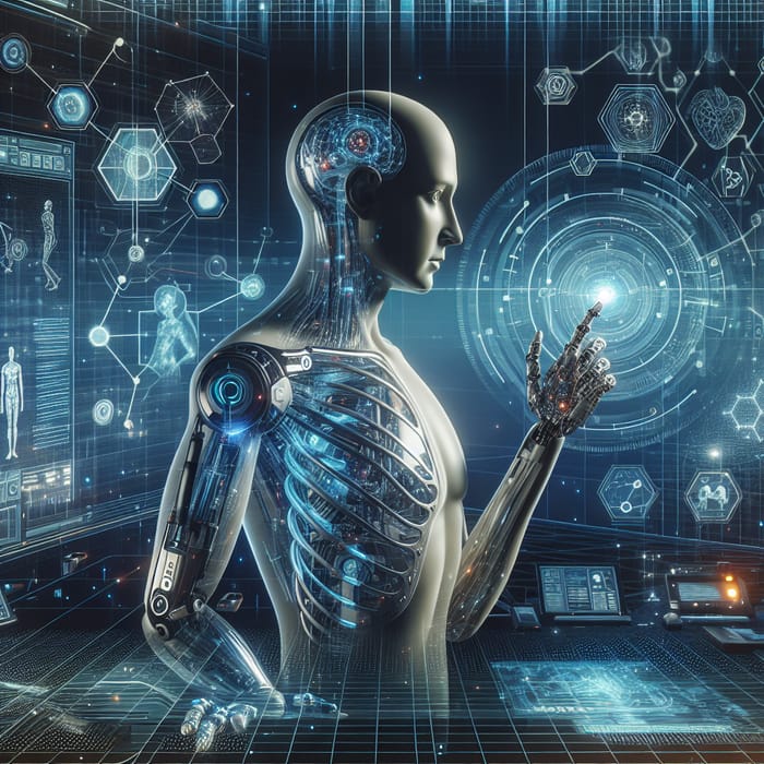 Cybernetics: The Fusion of Tech and Biology | AI Art Generator | Easy ...