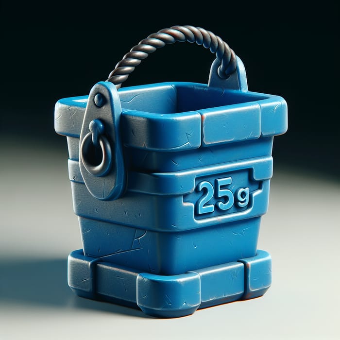 Authentic Blue 25kg Water Bucket | AI Art Generator | Easy-Peasy.AI