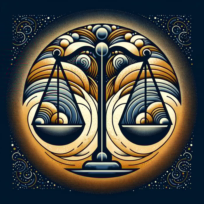 Balanced Scales: Representing Equanimity & Righteousness | AI Art Generator | Easy-Peasy.AI