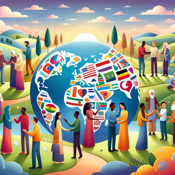 Inclusive and Harmonious World of Equality and Freedom | AI Art ...