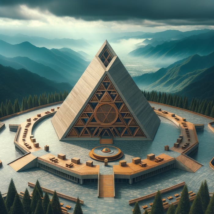 Triangle Spiritual Sanctuary | AI Art Generator | Easy-Peasy.AI