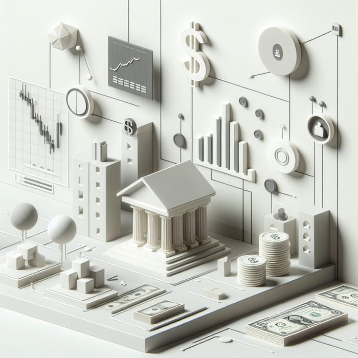 Minimalist Financial System Design | AI Art Generator | Easy-Peasy.AI