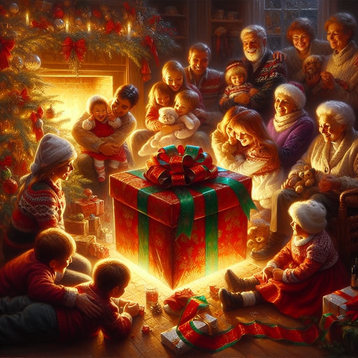 Warm Holiday Gathering with Loved Ones and Festive Cheer | AI Art ...