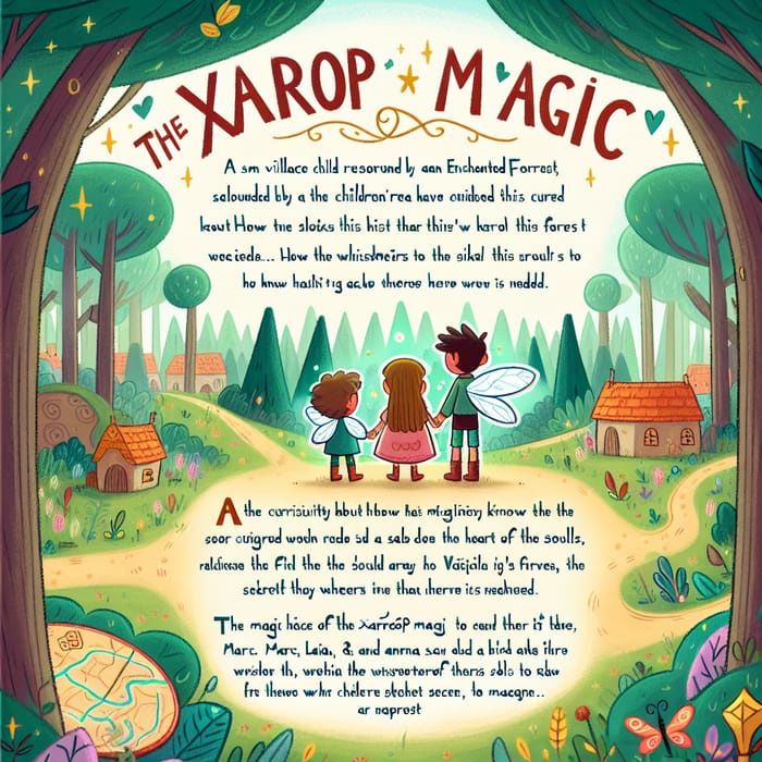 Magical Healing Adventure in Enchanted Forest: Xarop Màgic Secrets | AI ...