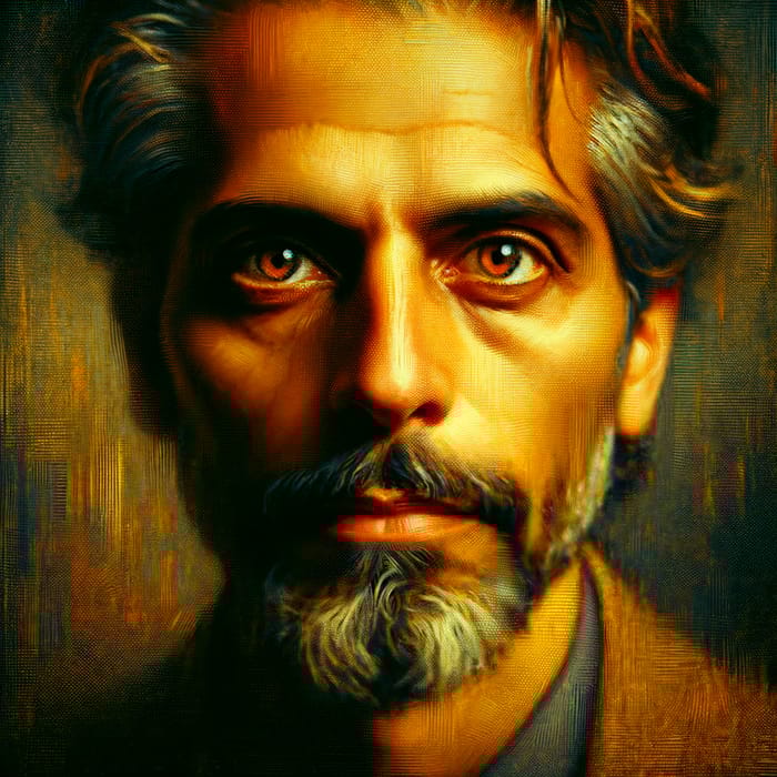 Dramatic Self-Portrait Inspired by Robert Downey Jr | AI Art Generator ...