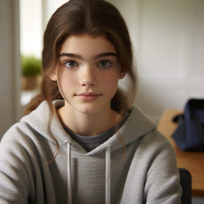 Ellie Williams Concept Art in Grey Hoodie - Teenage Determined Look ...