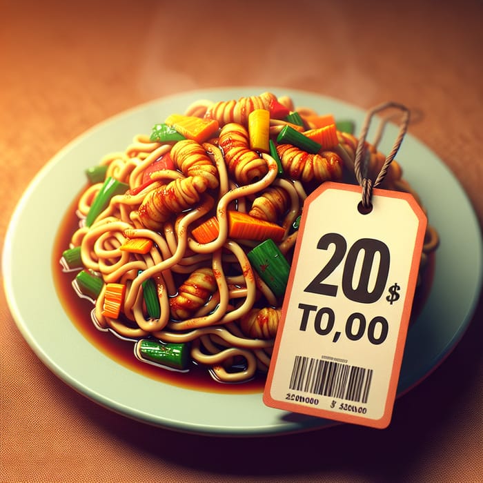 Authentic Fried Noodles with Vegetables | Only $20K | AI Art Generator ...