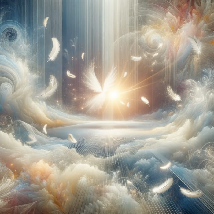 Abstract Representation of Divine Grace - Spiritual Serenity and ...