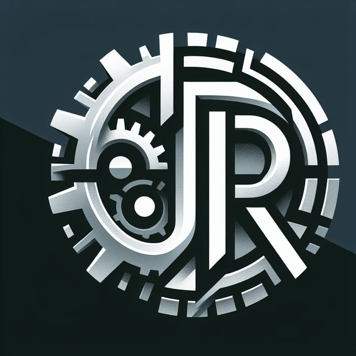 Exclusive Mechanical Logo Design with J.J.R Initials | AI Art Generator ...