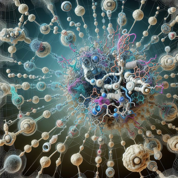 Intricate Opioid Receptors Superimposition | AI Art Generator | Easy ...