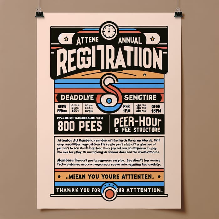 Urgent Annual Registration Deadline & Fee Update | AI Art Generator ...