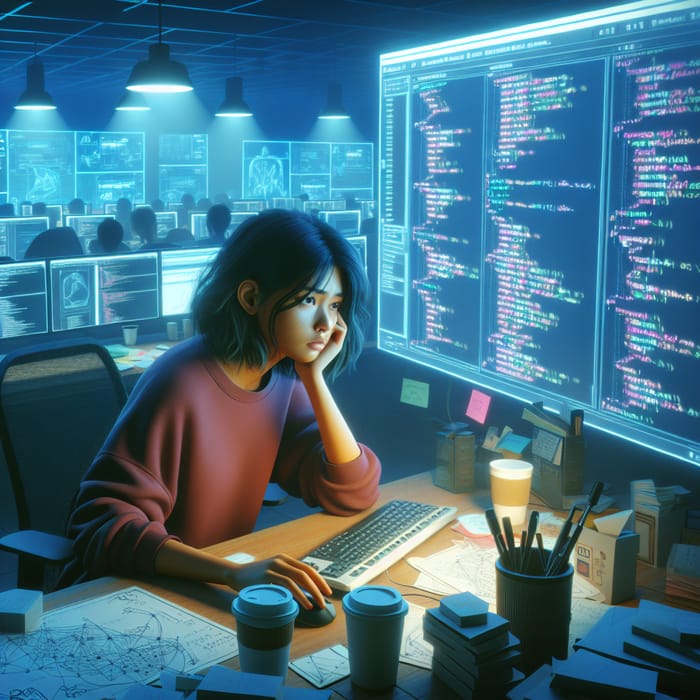 Burnt Out Animator: A Programmer's Passion | AI Art Generator | Easy ...