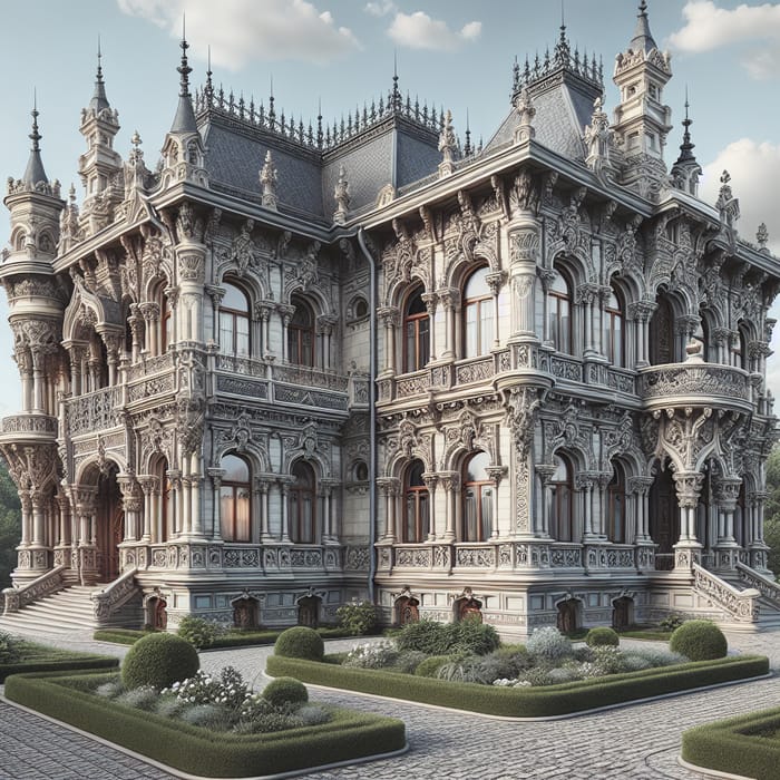 Elegant Victorian Architecture: Meticulous Design & Grandeur | AI Art ...