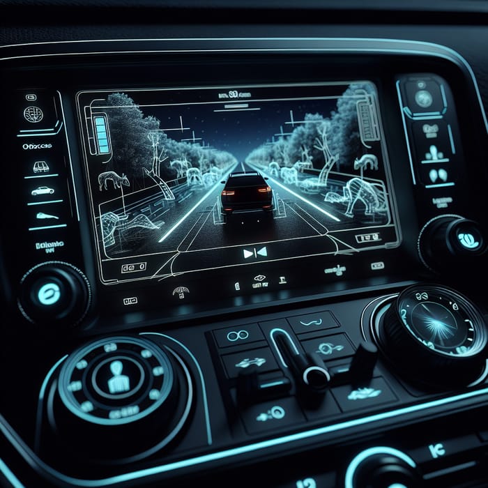 Advanced Automotive Night Vision System Features | AI Art Generator ...