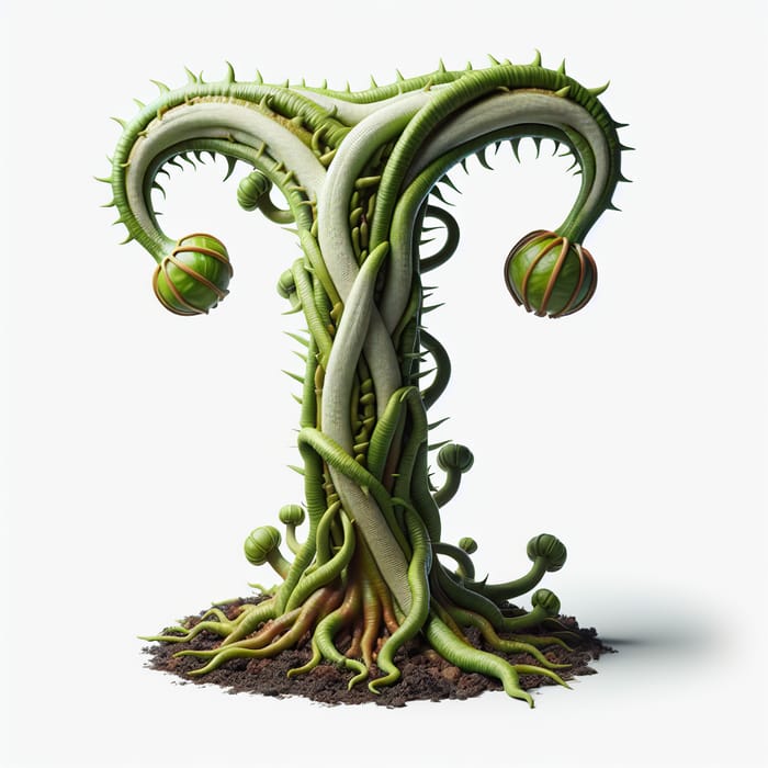 Triffid Letter T Shape - Discover the Mysterious Plant Creature | AI ...