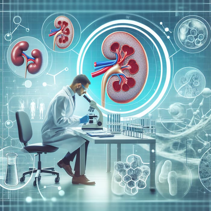 Realistic Nephrology Sciences Research Imagery | AI Art Generator ...