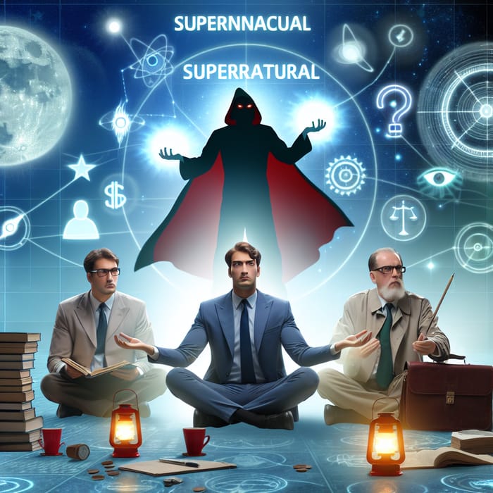 Supernatural Stories: Mystery, Suspicion, Supernatural | AI Art Generator | Easy-Peasy.AI