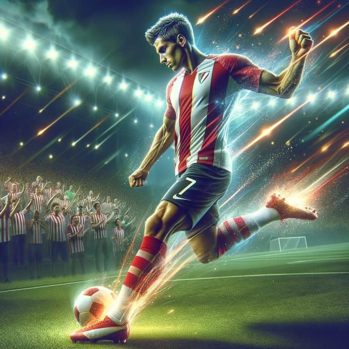 Vibrant CR7 Image: Stunning Soccer Skills Displayed | AI Art Generator ...
