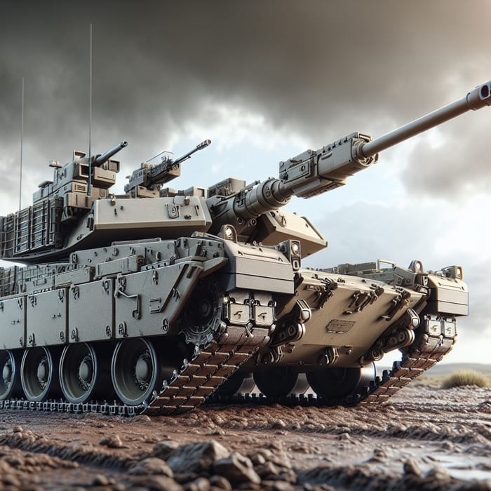 Un Tanque: A Realistic Military Tank Representation | AI Art Generator ...