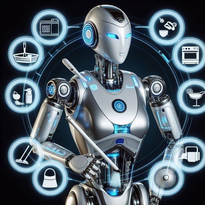 Revolutionary Robot for Household Chores | AI Art Generator | Easy-Peasy.AI