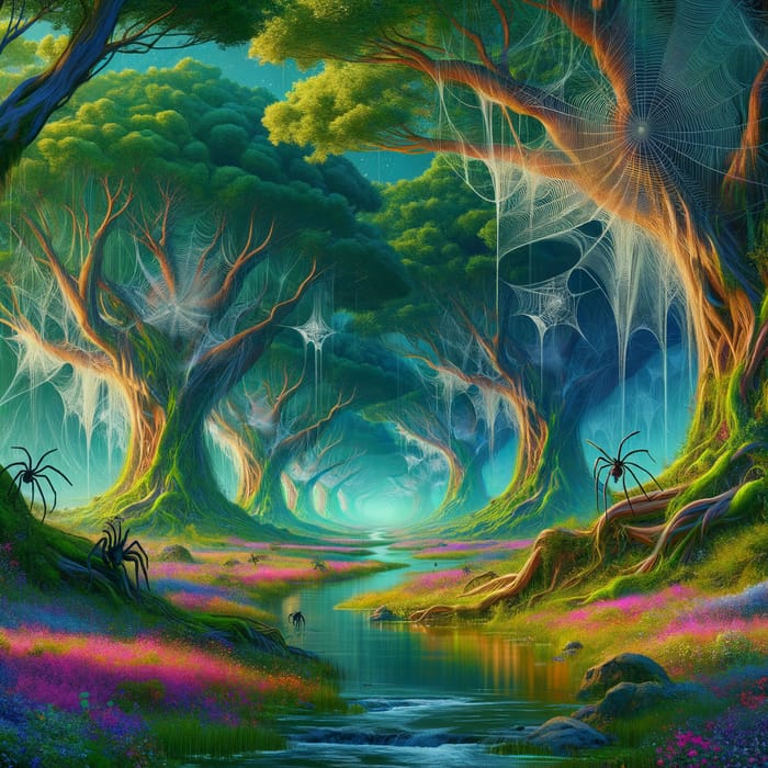 Explore the Beauty of Spider Valley's Nature | AI Art Generator | Easy ...
