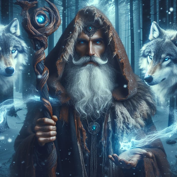 Wolf Wizard: A Mystical Journey Through Magic | AI Art Generator | Easy ...