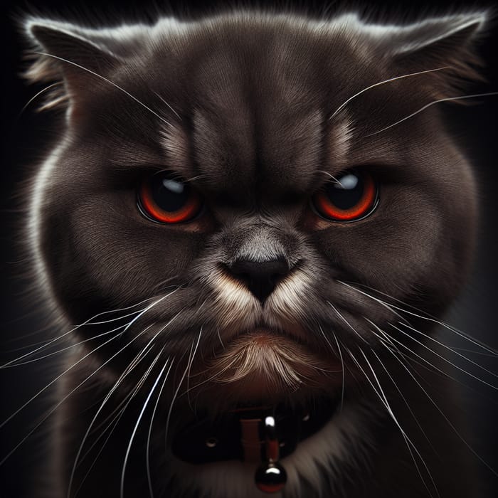 Angry Cat: Understanding Nervous Behavior | AI Art Generator | Easy ...