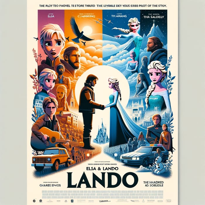 Create a Compelling Movie Poster Inspired by the Song 'Lando' | AI Art Generator | Easy-Peasy.AI