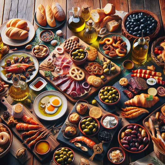 Andrajosa Gastronomy: Exquisite Culinary Delights of Jaén | AI Art Generator | Easy-Peasy.AI