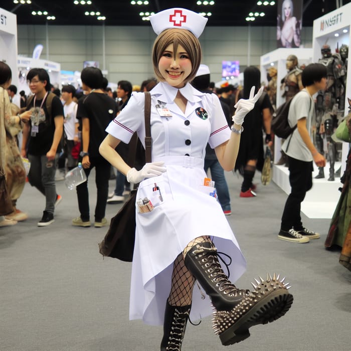 Imaginative Nurse Cosplay with Exciting Twist | Cosplay Event Photo ...