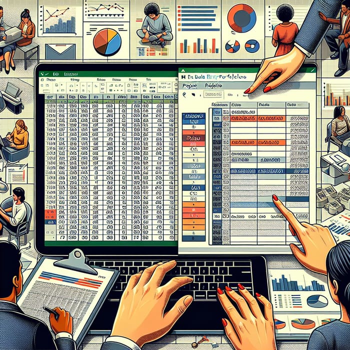Excel Data Entry Project Portfolio Tips | AI Art Generator | Easy-Peasy.AI