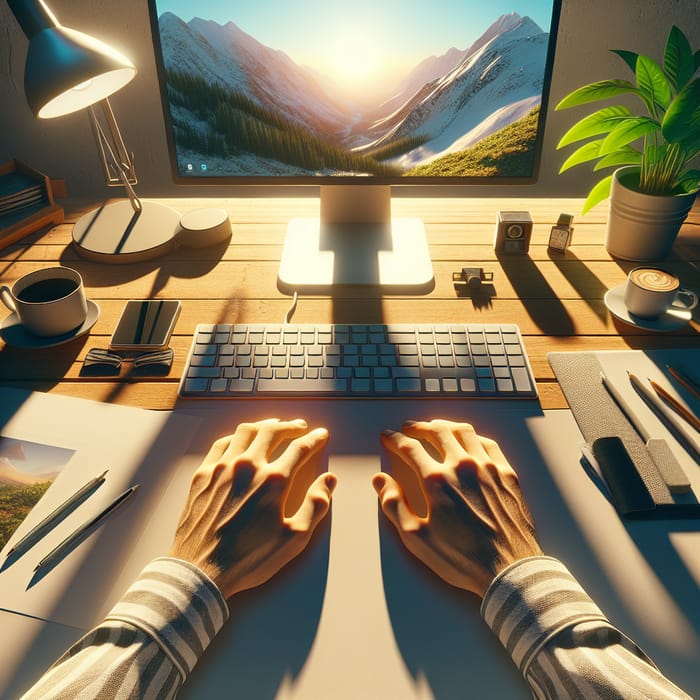 First Person Perspective: A Day in the Life - Captivating Image | AI ...